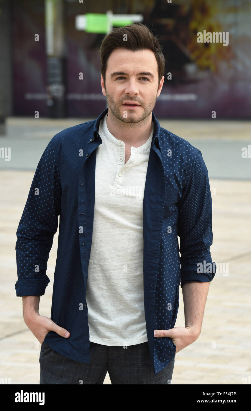 Shane Filan at the BBC Breakfast studios in Manchester Featuring: Shane ...