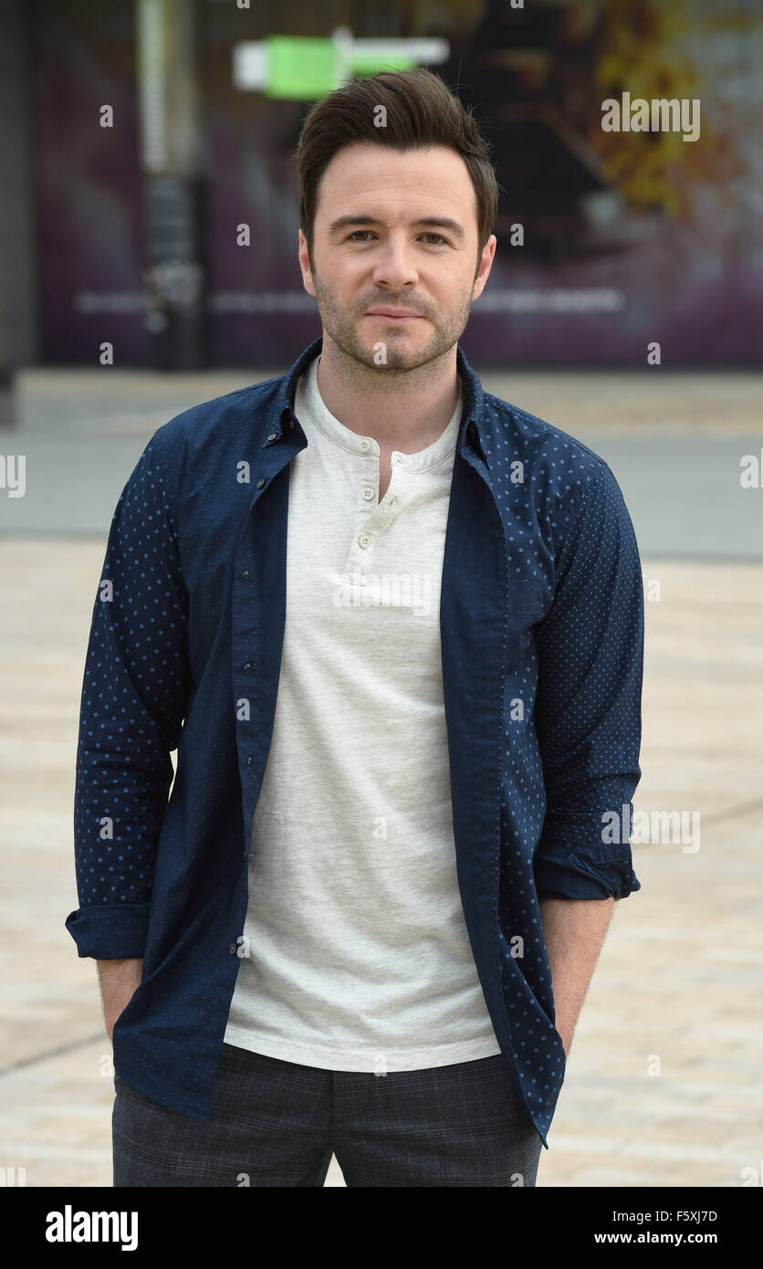 Shane Filan at the BBC Breakfast studios in Manchester Featuring: Shane ...