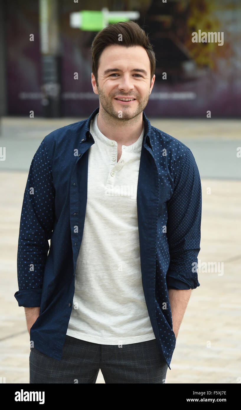 Shane Filan at the BBC Breakfast studios in Manchester Featuring: Shane ...