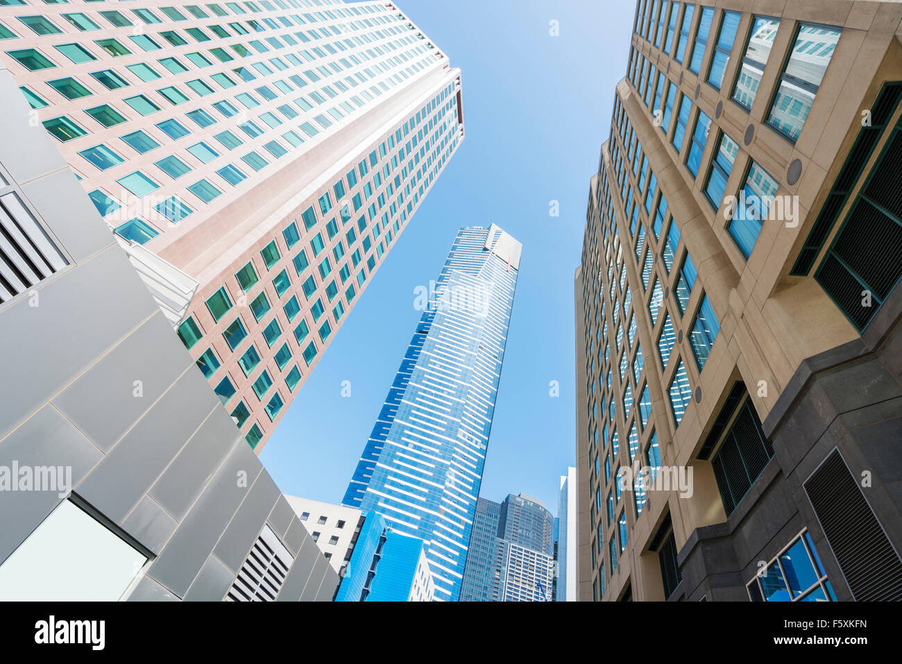 Tall modern buildings in downtown hi-res stock photography and images ...