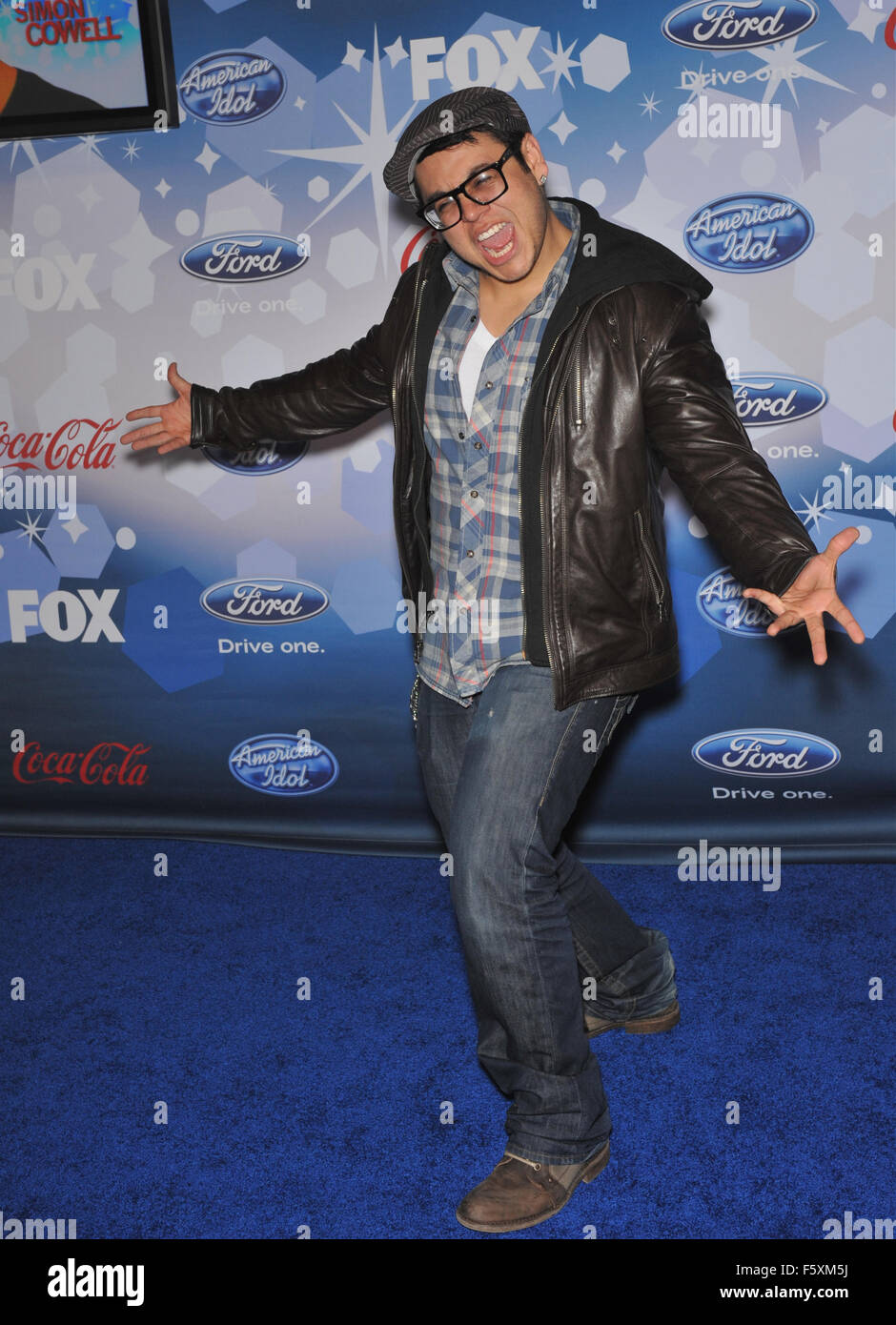 LOS ANGELES, CA - MARCH 11, 2010: American Idol finalist Andrew Garcia ...