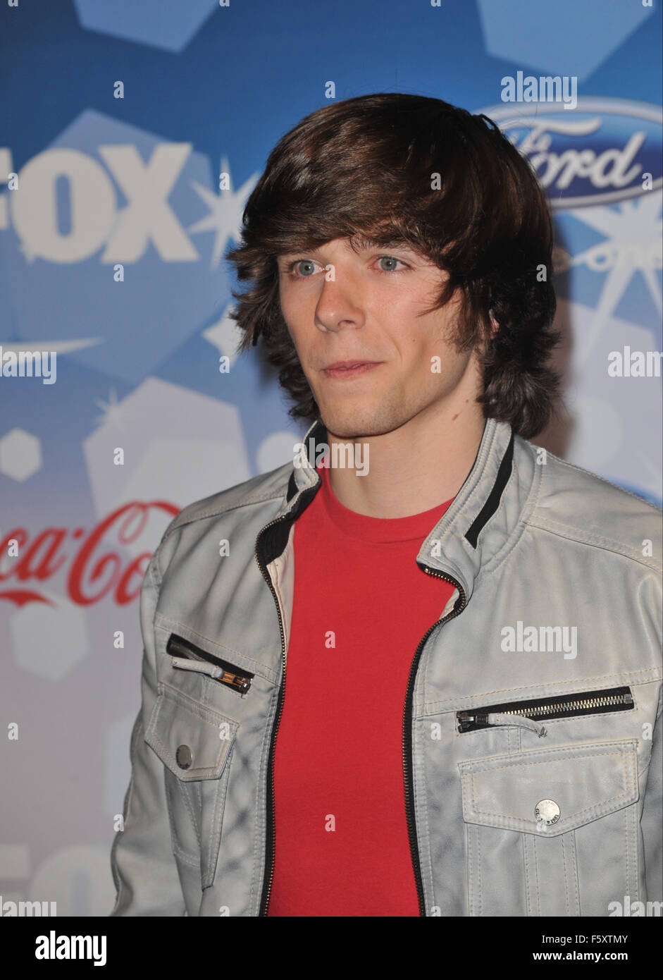 LOS ANGELES, CA - MARCH 11, 2010: American Idol finalist Tim Urban at ...