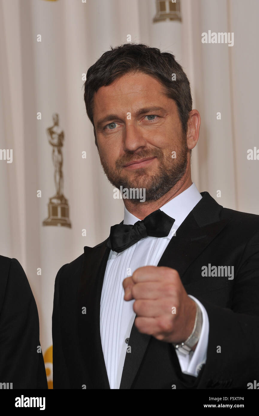 Gerard butler academy awards oscars hollywood hi-res stock photography ...