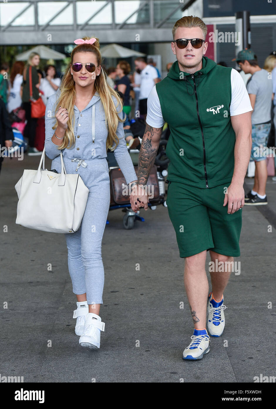 TOWIE stars arrive at Malaga airport for filming 'The Only Way is Marbs ...