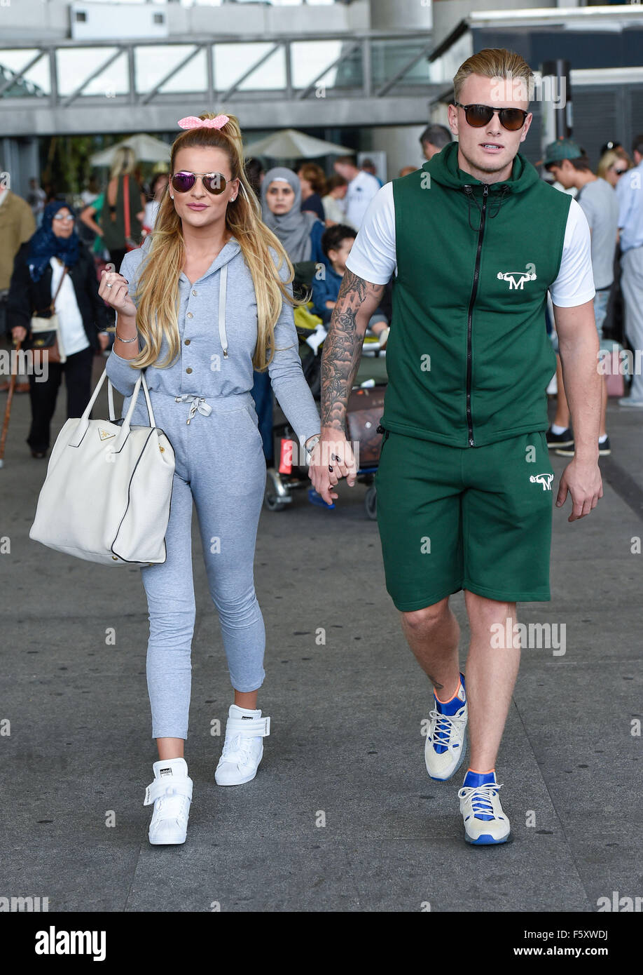 TOWIE stars arrive at Malaga airport for filming 'The Only Way is Marbs ...