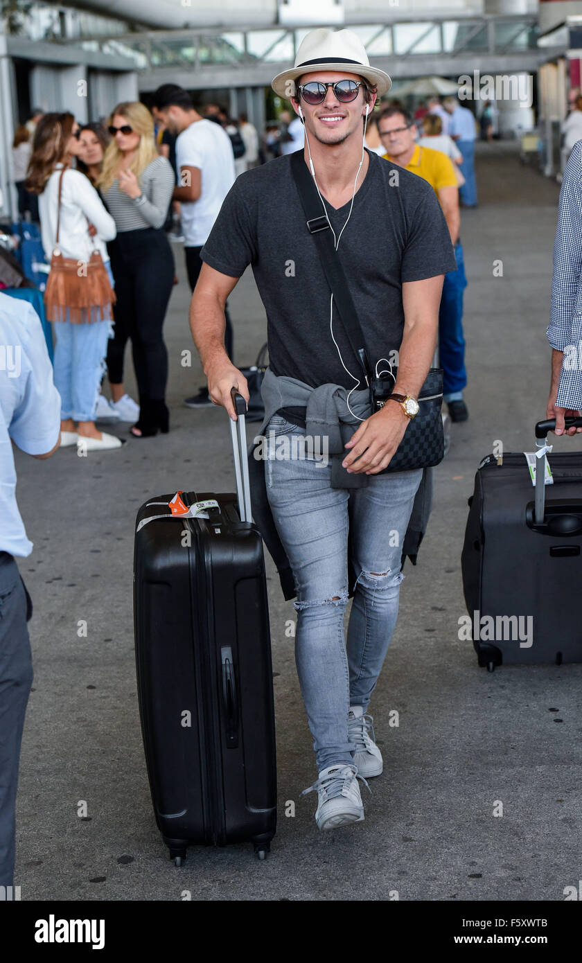 TOWIE stars arrive at Malaga airport for filming The Only Way is Marbs ...