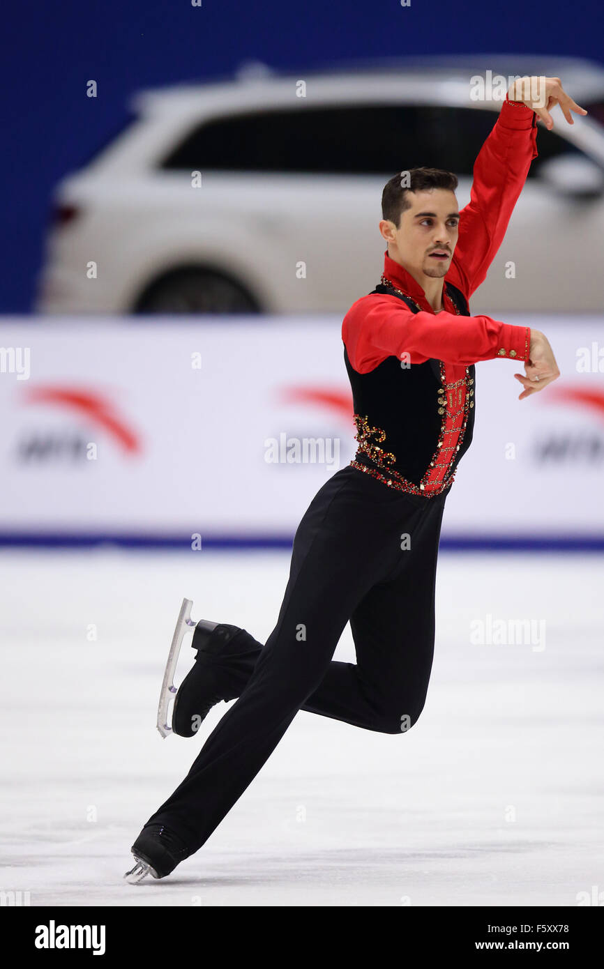 Beijing, China. 6th Nov, 2015. Javier Fernandez (ESP) Figure Skating ...
