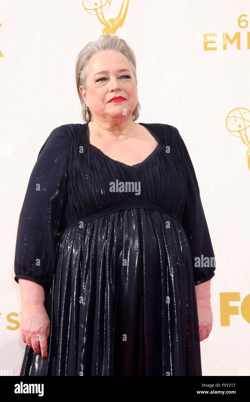 67th Primetime Emmy Awards Arrivals Featuring: Kathy Bates Where: Los ...