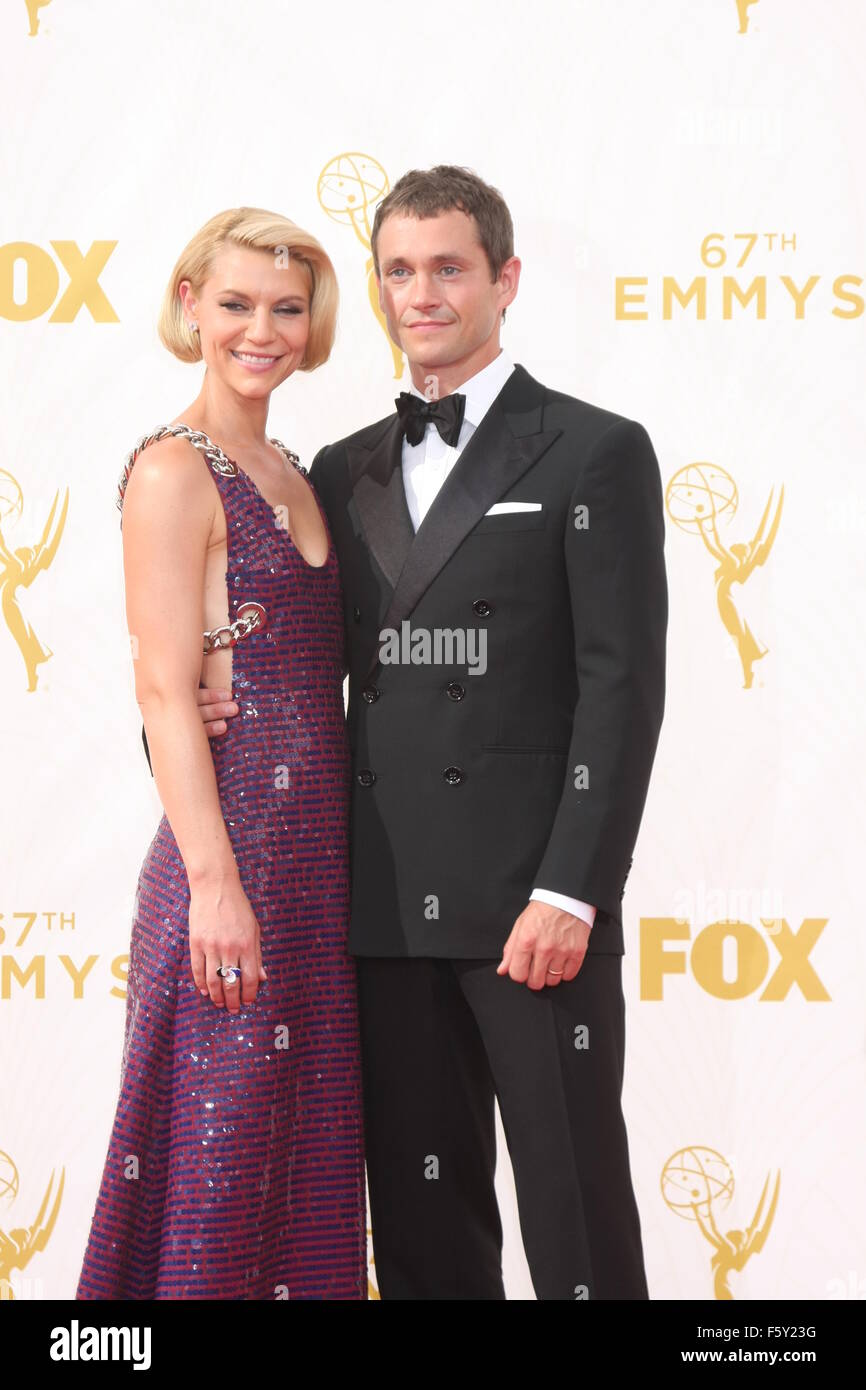 67th Primetime Emmy Awards Arrivals Featuring: Claire Danes, Hugh Dancy ...