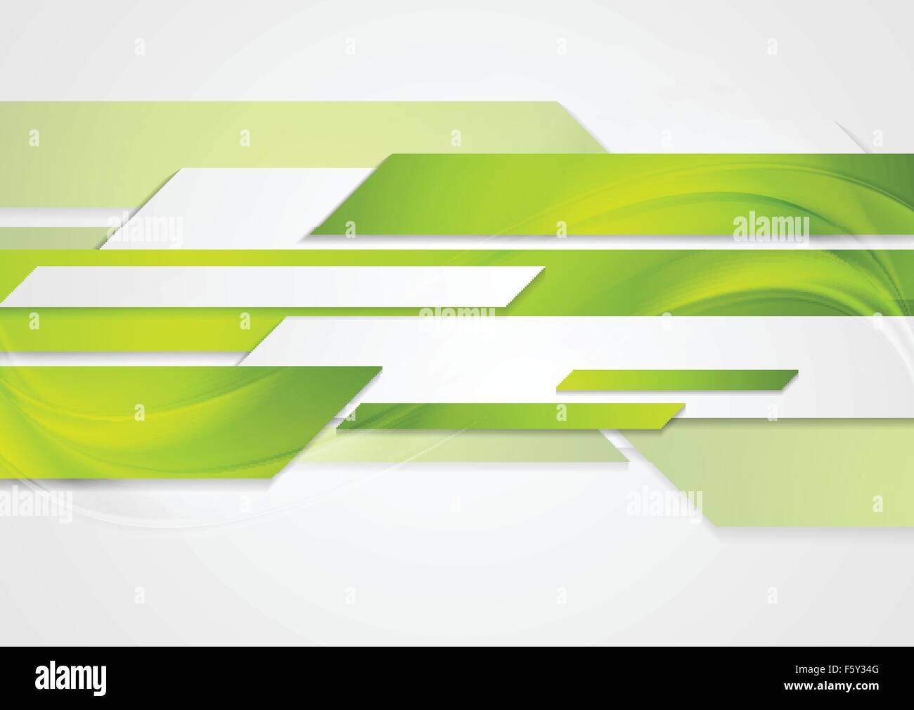 Abstract green tech wavy background. Vector design Stock Vector Image ...