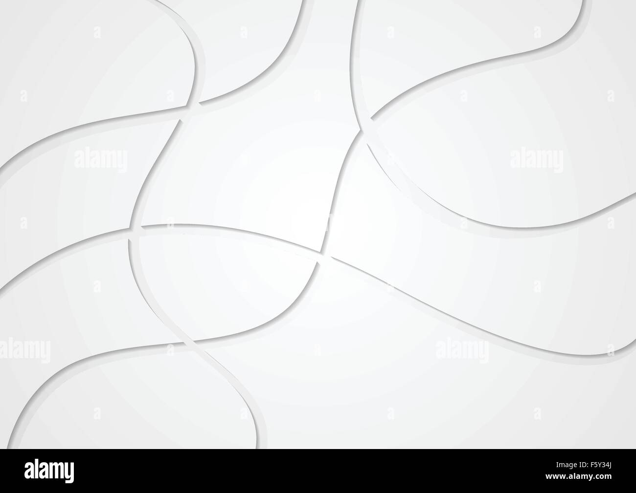Abstract grey wavy lines background. Vector design Stock Vector Image ...