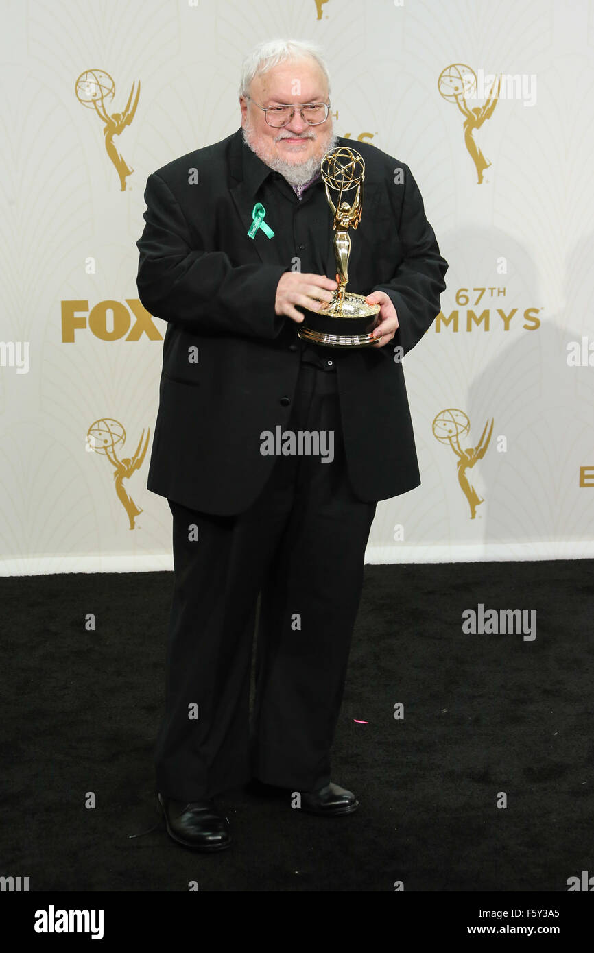 67th Annual Emmy Awards at Microsoft Theatre Featuring: George R. R ...
