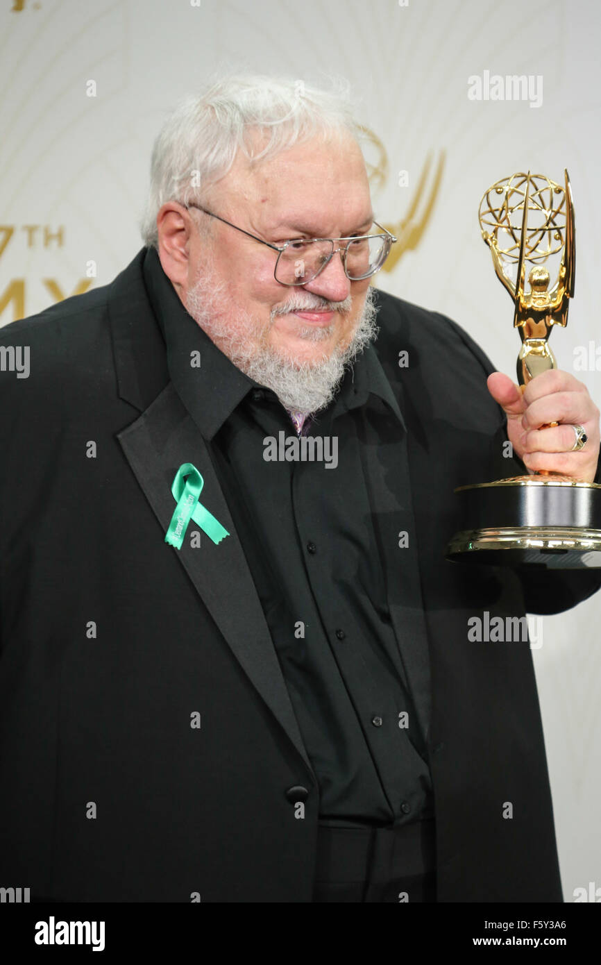 67th Annual Emmy Awards at Microsoft Theatre Featuring: George R. R ...
