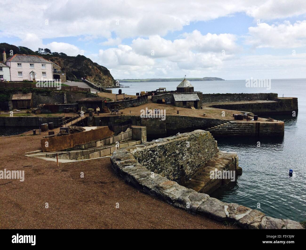 BBC drama Poldark being filmed in Cornwall Featuring: Atmosphere Where ...
