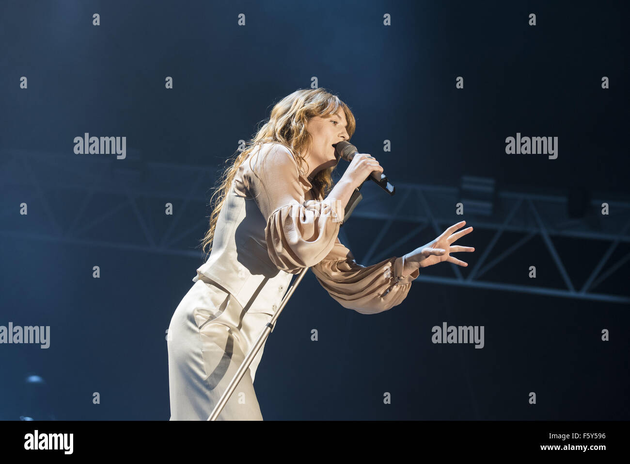 Florence and the Machine performing live on stage at Alexandra Palace ...