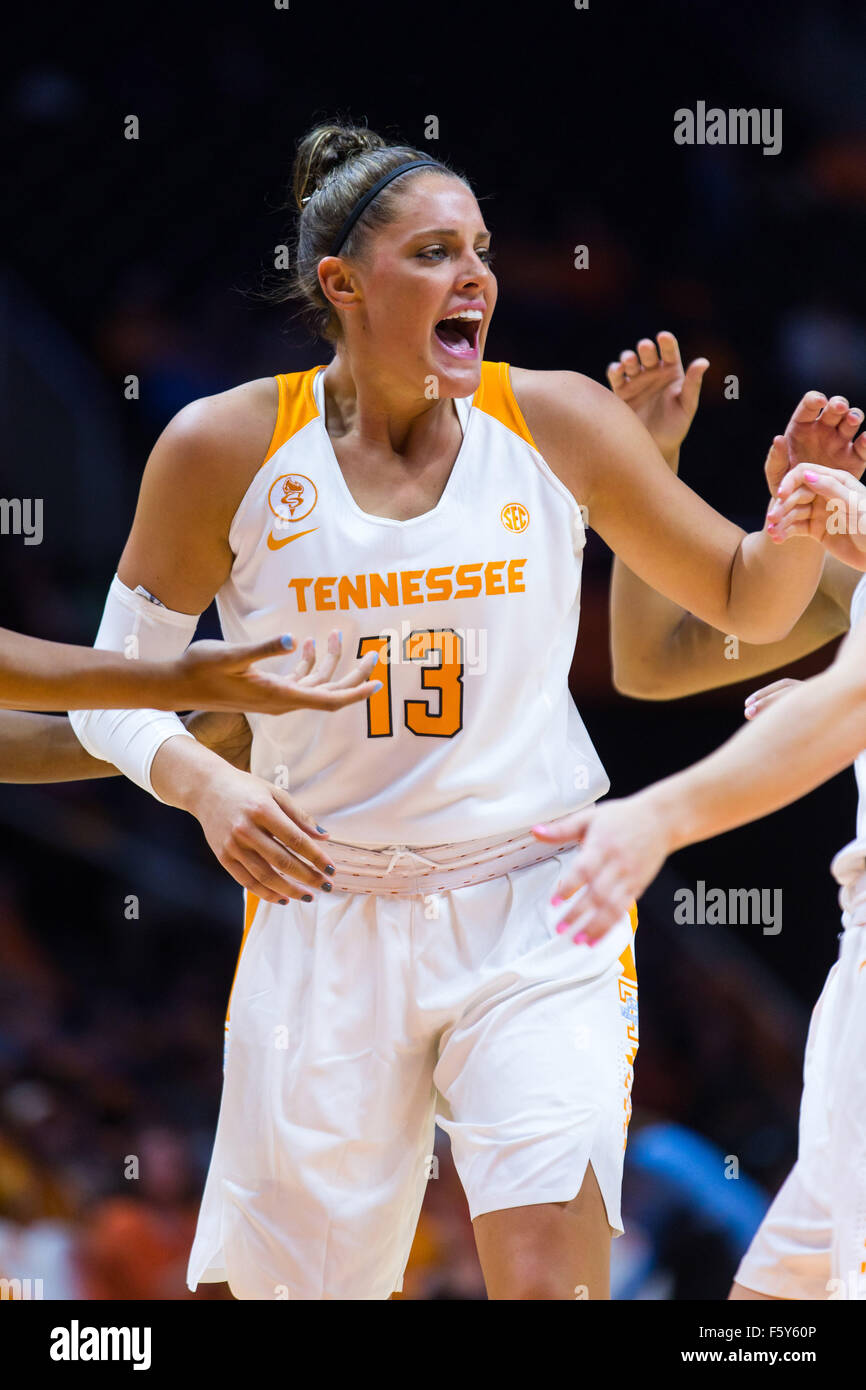 November 9, 2015: Tennessee Lady Volunteers Kortney Dunbar #13 ...