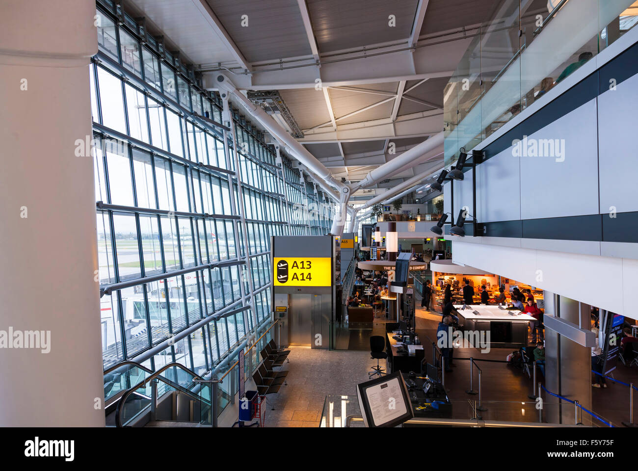 Terminal 5, London Heathrow airport, London, U.K Stock Photo - Alamy