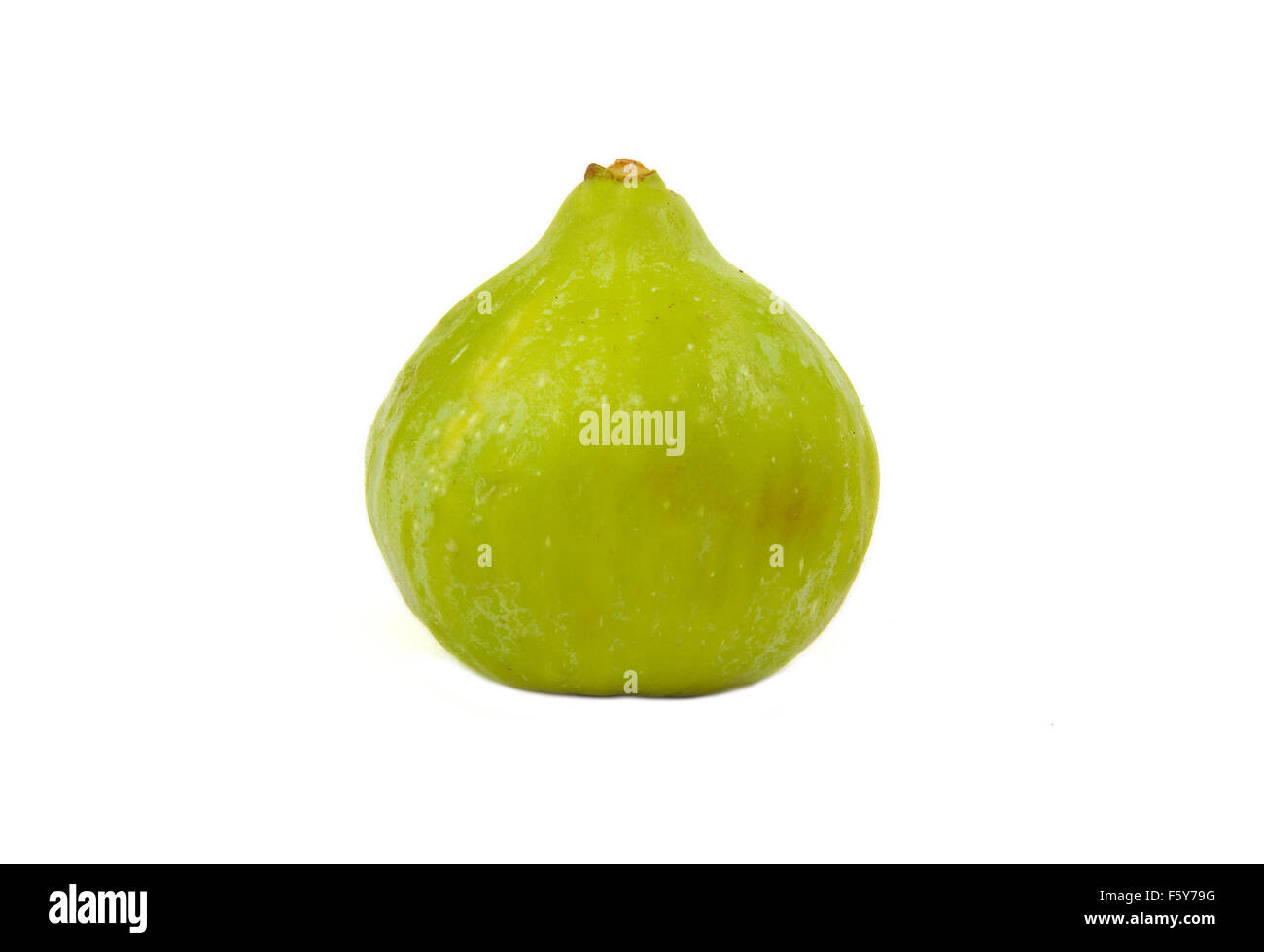 Single ripe fig isolated on white background Stock Photo - Alamy