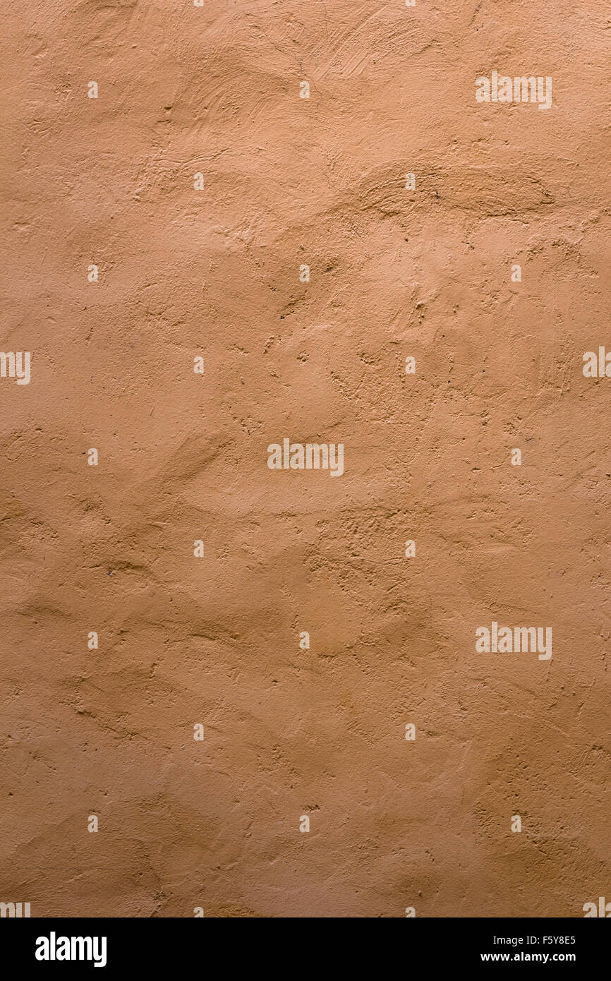 Wall decorated with Venetian plaster and rough plaster Stock Photo - Alamy