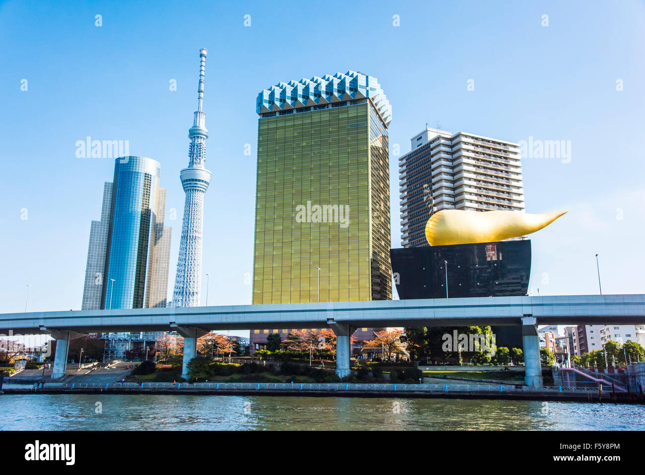 Tokyo Skytree and Asahi beer building,Tokyo,Japan Stock Photo - Alamy