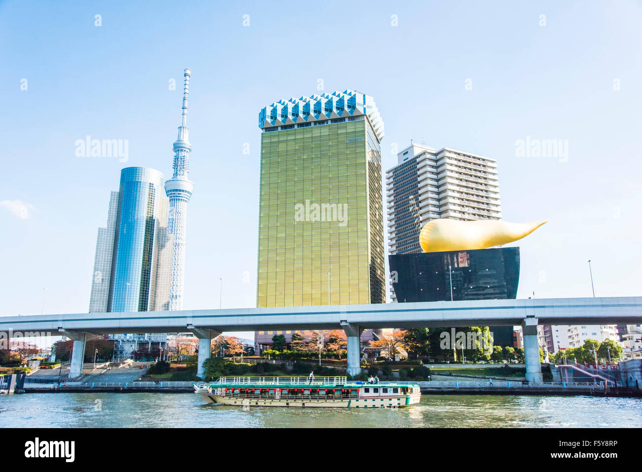 Tokyo Skytree and Asahi beer building,Tokyo,Japan Stock Photo - Alamy