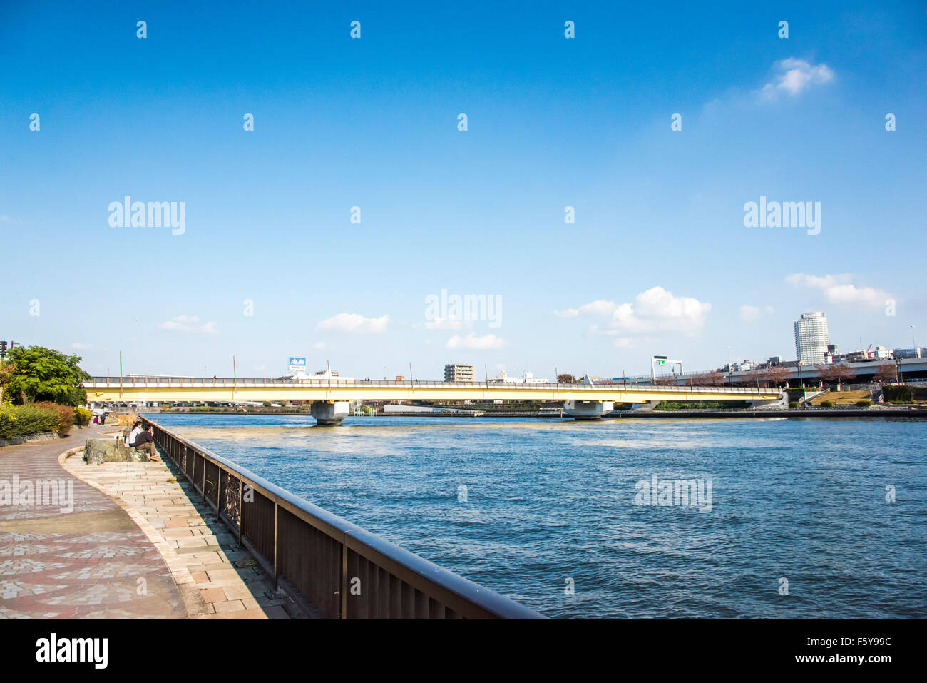 Sakurabashi Bridge ,Sumida River,Tokyo,Japan Stock Photo - Alamy