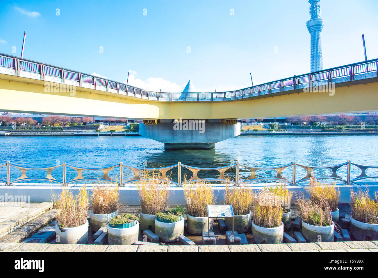 Sakurabashi Bridge ,Sumida River,Tokyo,Japan Stock Photo - Alamy
