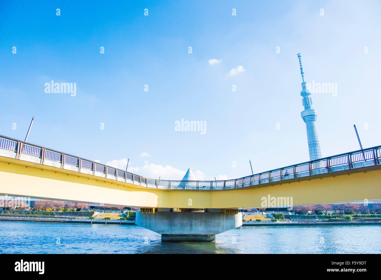 Sakurabashi Bridge ,Sumida River,Tokyo,Japan Stock Photo - Alamy