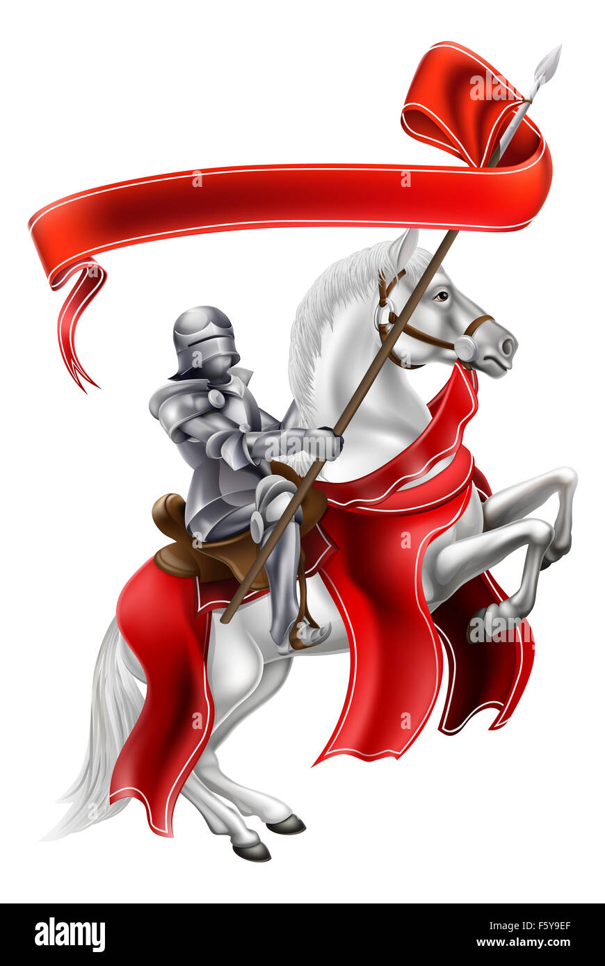 Horse Rearing With Knight