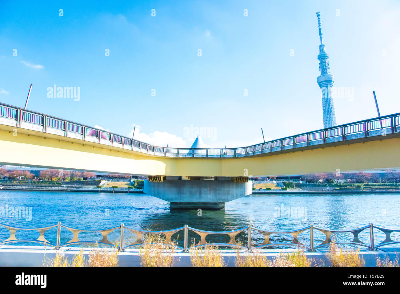 Sakurabashi Bridge ,Sumida River,Tokyo,Japan Stock Photo - Alamy