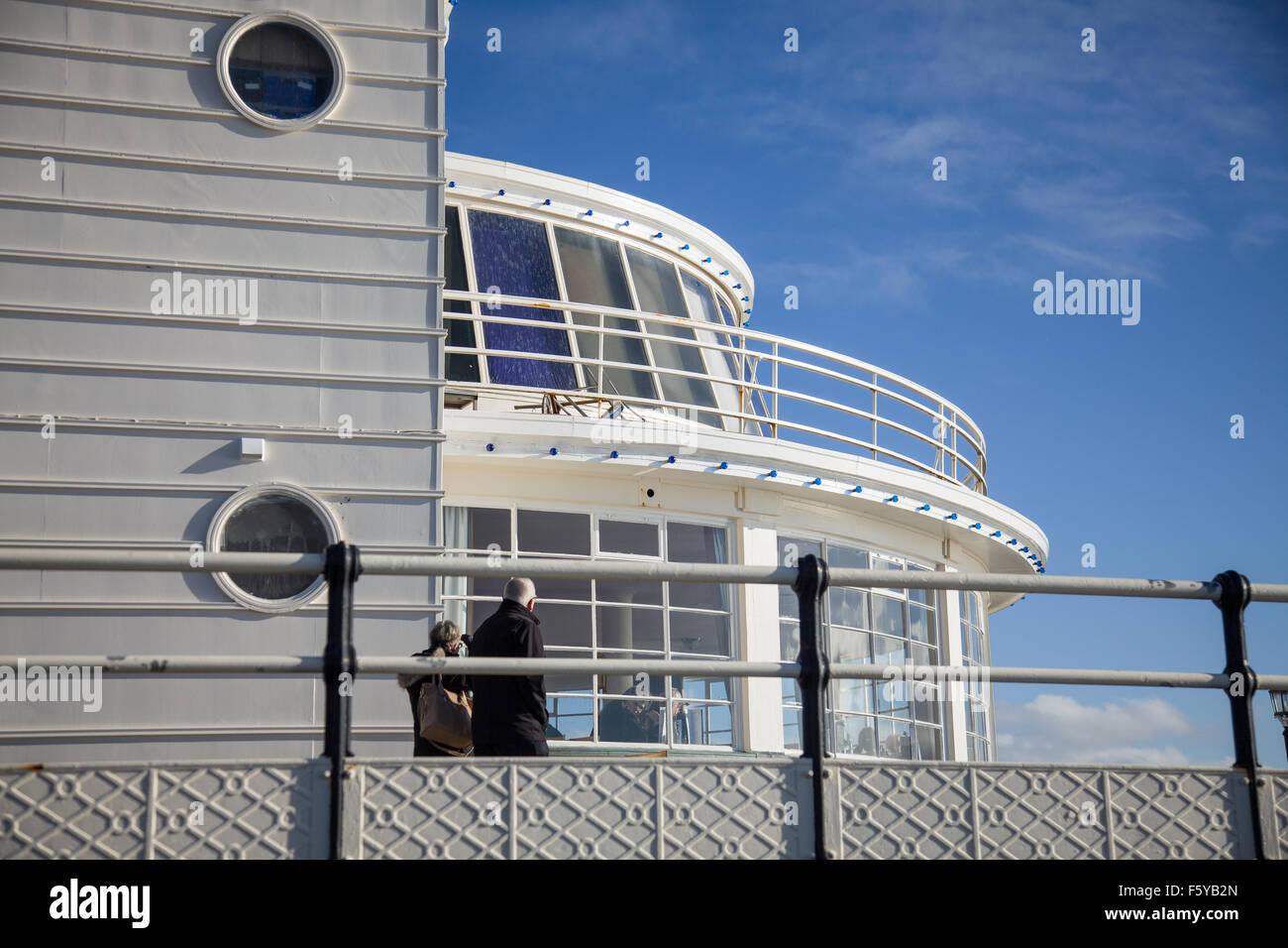Worthing Pier Detail Stock Photo - Alamy