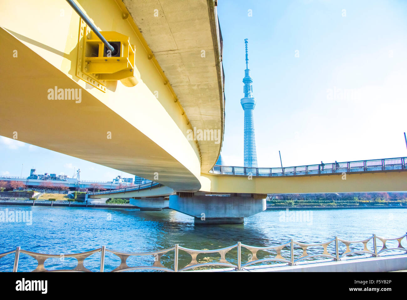 Sakurabashi Bridge ,Sumida River,Tokyo,Japan Stock Photo - Alamy