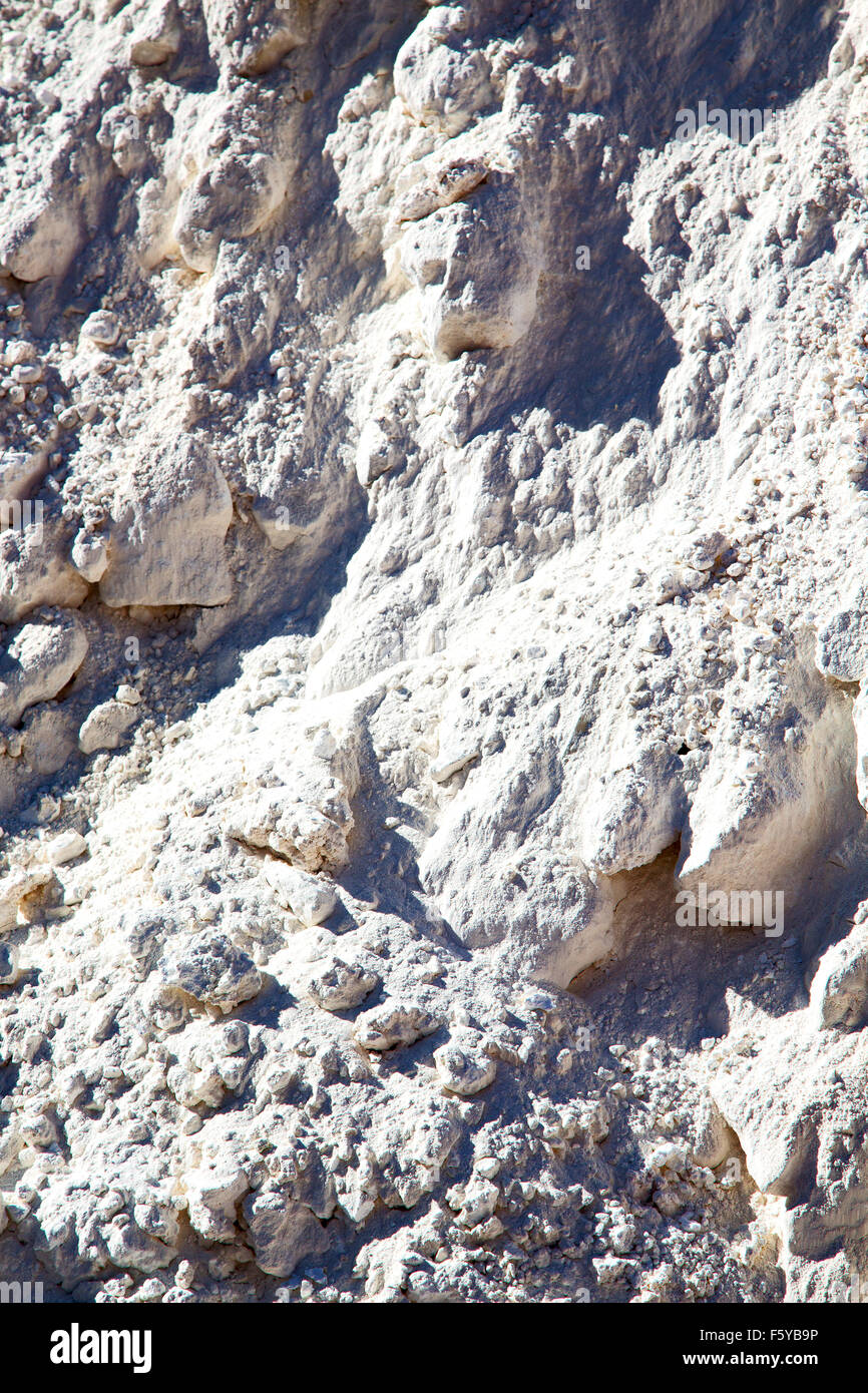 dirty stone in italy white gray rock surface mineral and texture Stock ...