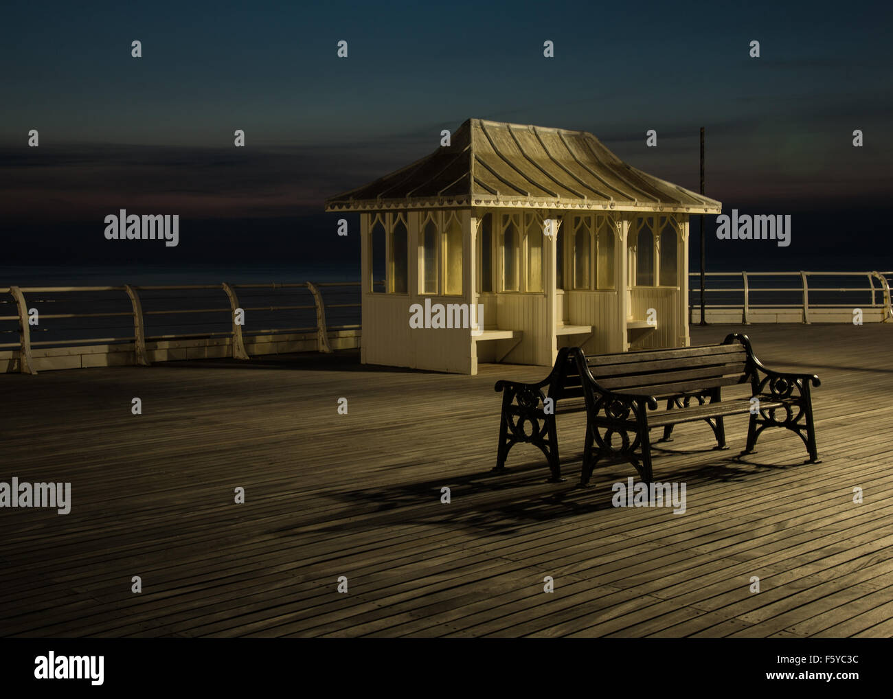 Cromer Pier at Night Stock Photo - Alamy