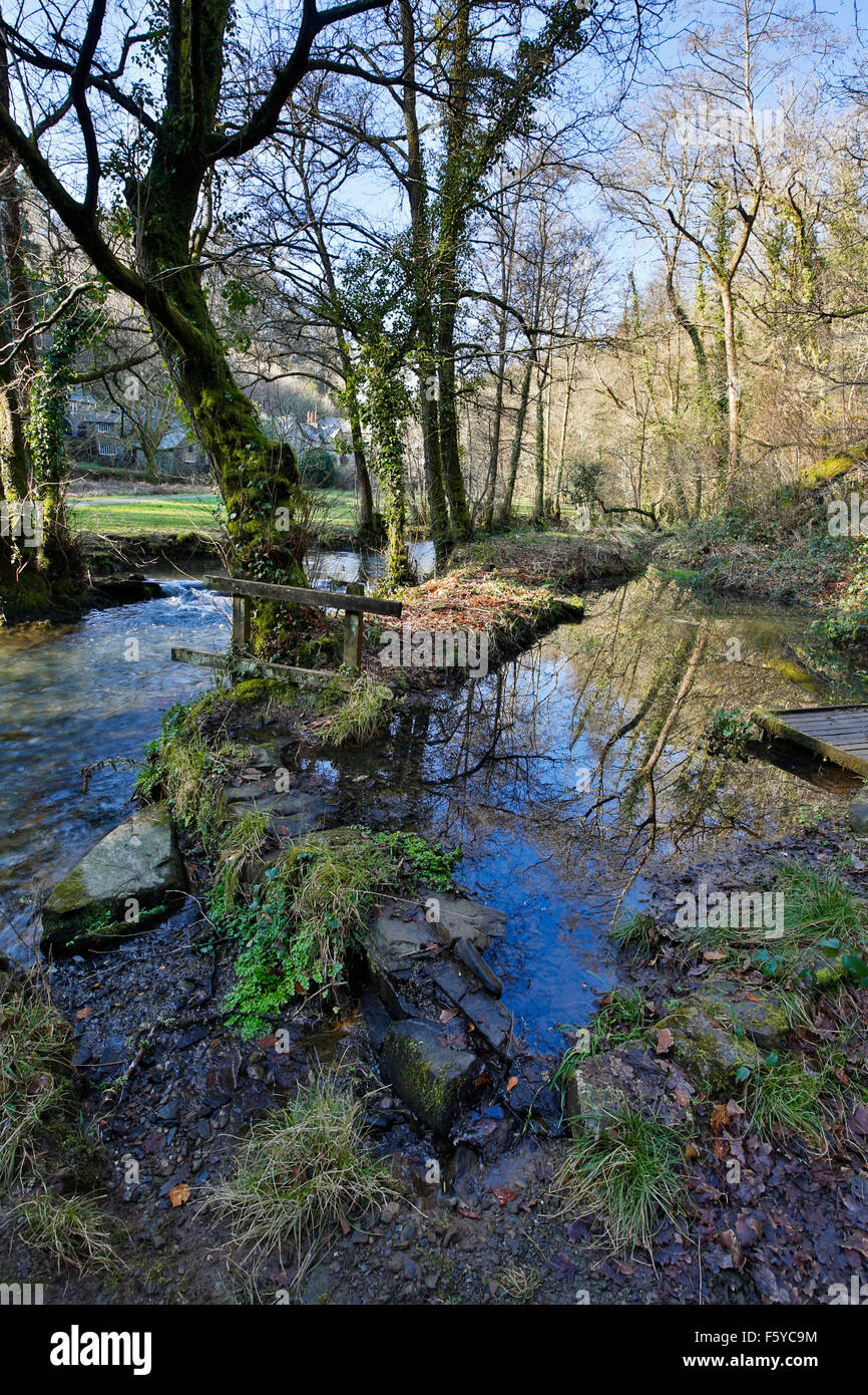 Cotehele; River Tamar Tributary Cornwall; UK Stock Photo - Alamy
