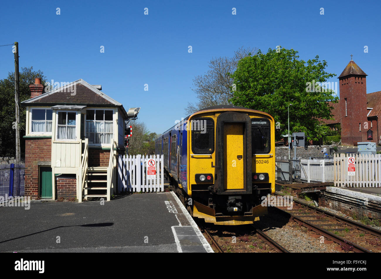 Barnstaple railway station hi-res stock photography and images - Alamy