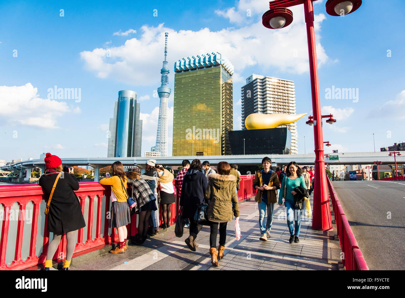 Azumabashi bridge,Sumida river,Tokyo,Japan Stock Photo - Alamy
