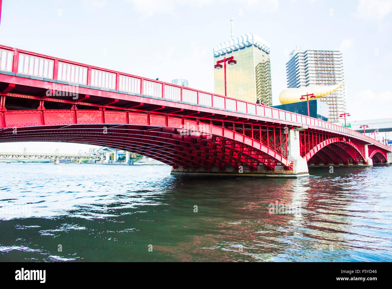 Azumabashi bridge,Sumida river,Tokyo,Japan Stock Photo - Alamy