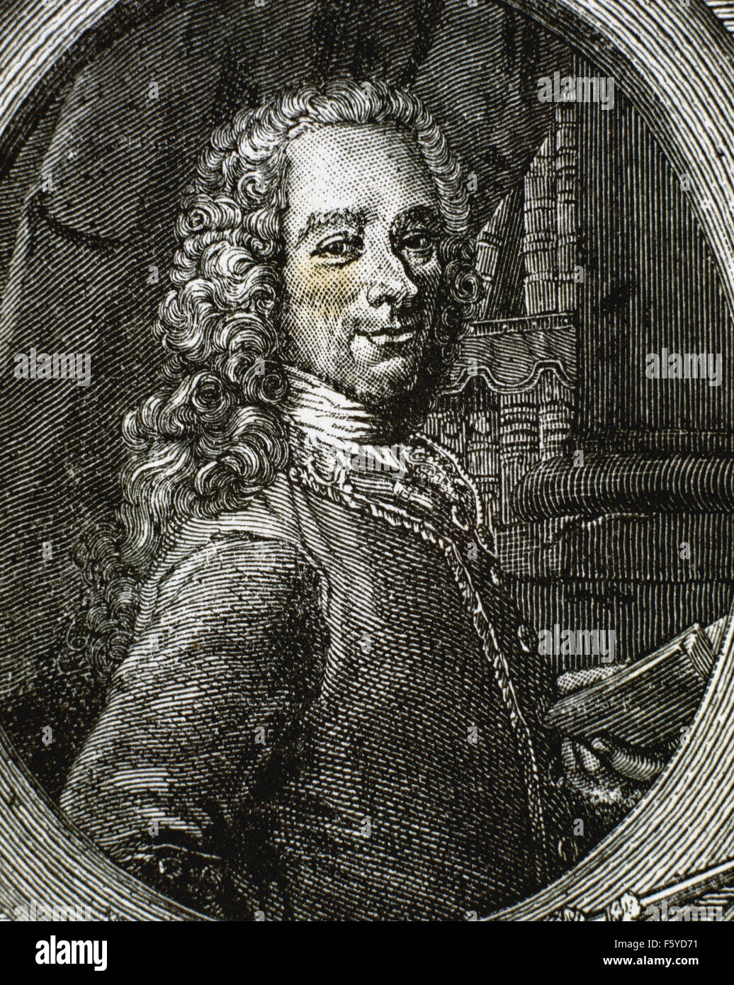 Voltaire portrait hi-res stock photography and images - Alamy