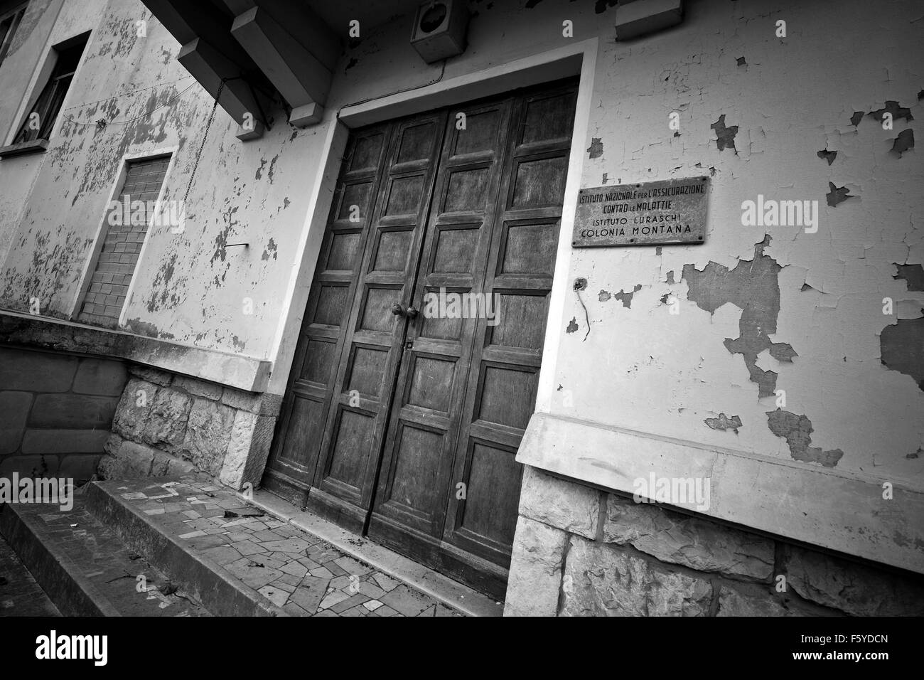 Italy, Saltrio, Former colony Luraschi, Ex colonia Luraschi Stock Photo ...