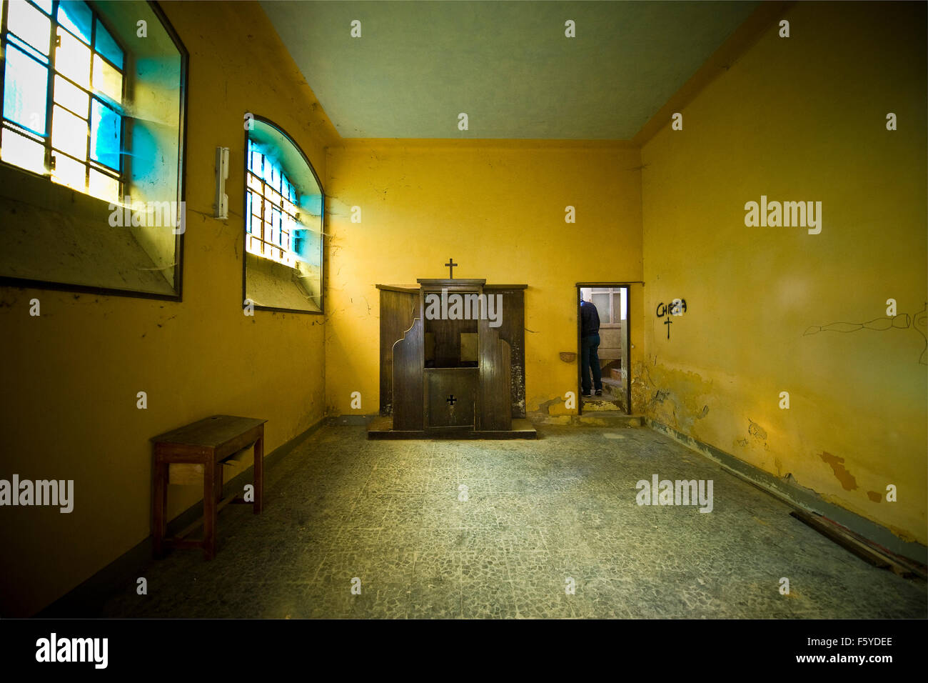 Italy, Saltrio, Former colony Luraschi, Ex colonia Luraschi Stock Photo ...