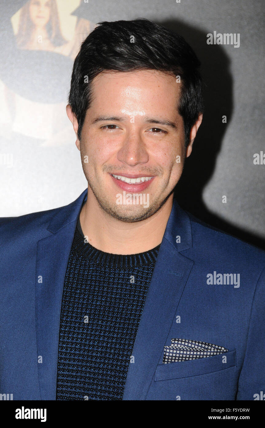 Hollywood, California, USA. 9th Nov, 2015. Actor JORGE DIAZ at the AFI ...