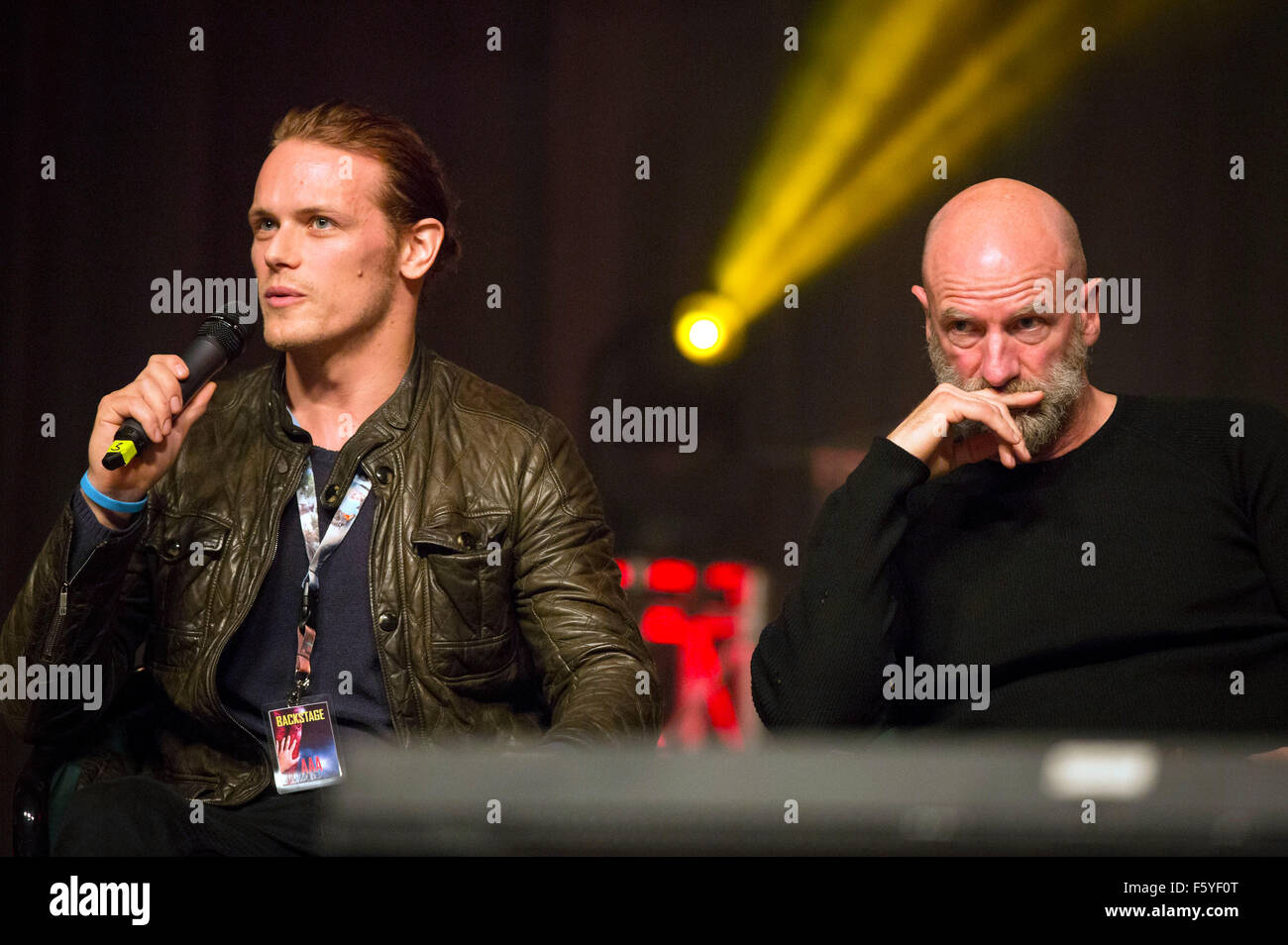 Sam Heughan und Graham McTavish at the RingCon 2015 at Maritim Hotel ...