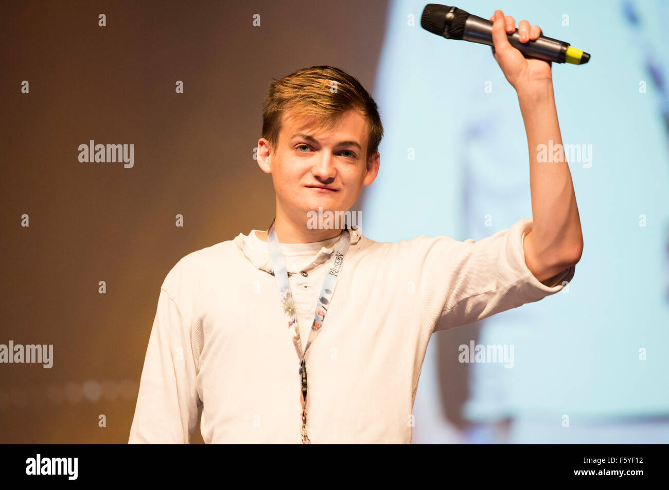 Jack Gleeson at the RingCon 2015 at Maritim Hotel. Bonn, Germany 07.11. ...
