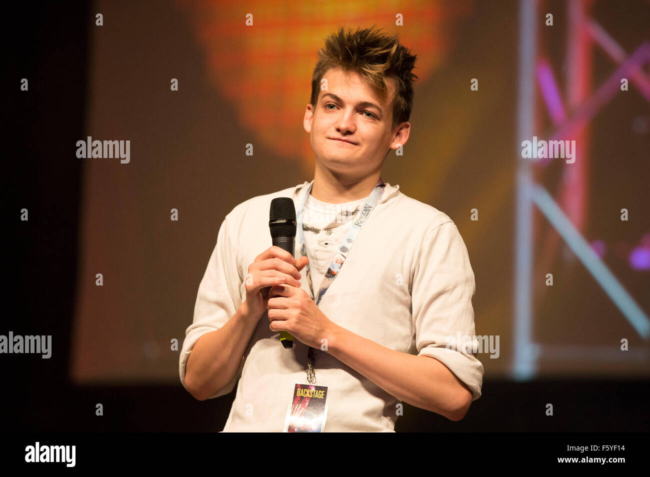 Jack Gleeson at the RingCon 2015 at Maritim Hotel. Bonn, Germany 07.11. ...