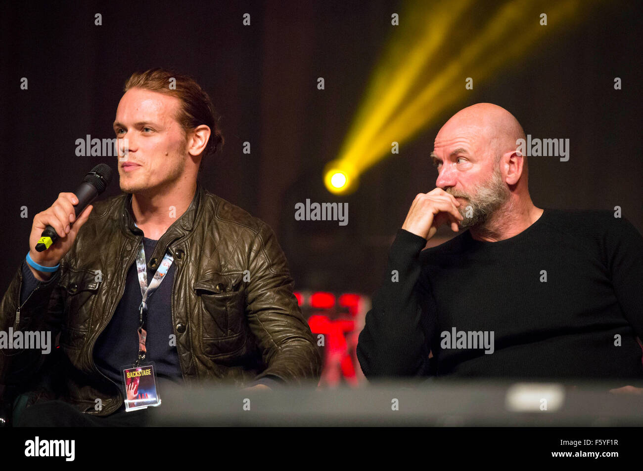 Sam Heughan und Graham McTavish at the RingCon 2015 at Maritim Hotel ...