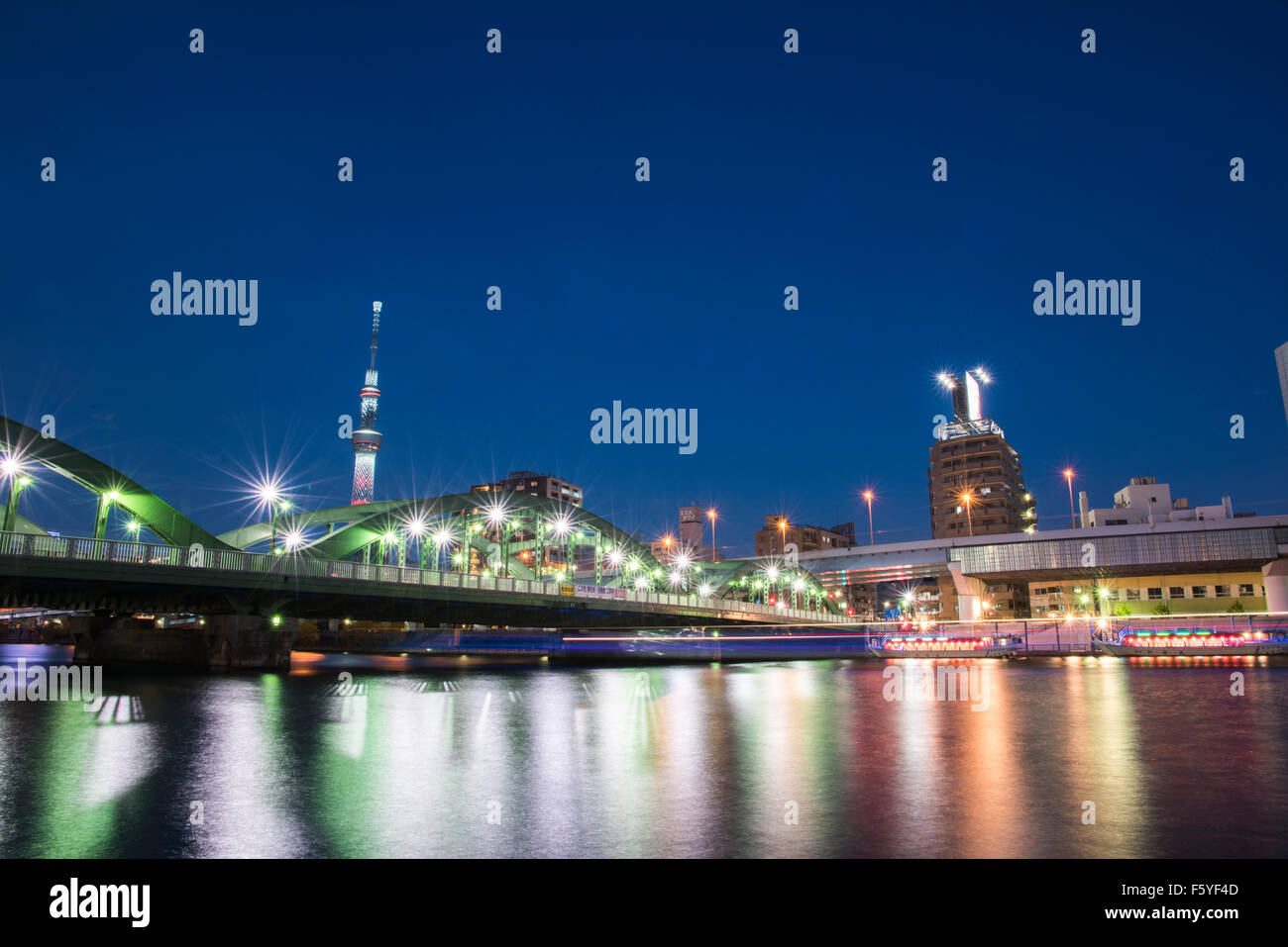 Umayabashi bridge,Sumida river,Tokyo,Japan Stock Photo - Alamy