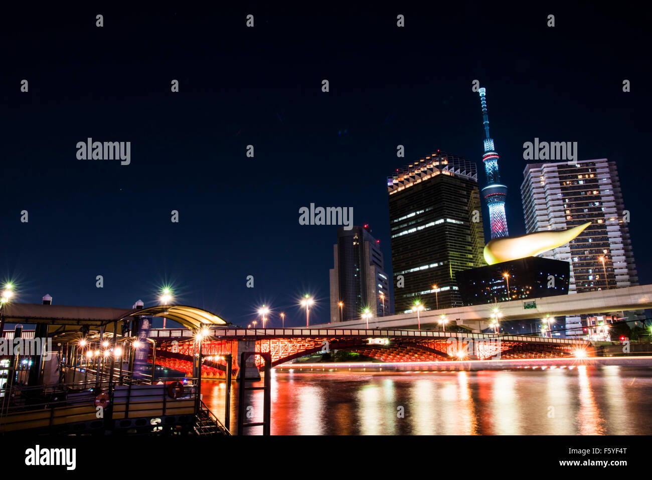 Azumabashi bridge,Sumida river,Tokyo,Japan Stock Photo - Alamy