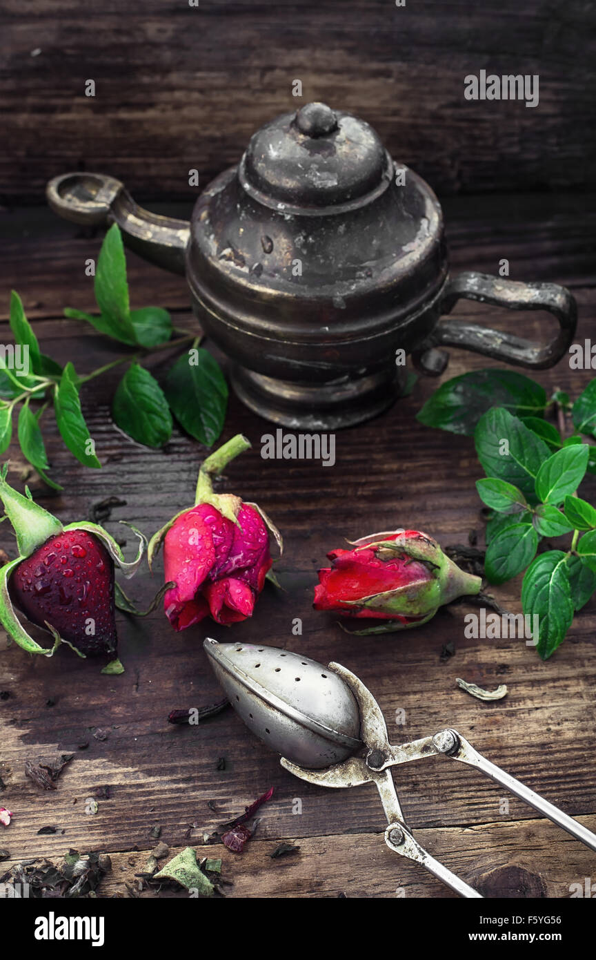 Herbal tea collection variety Stock Photo - Alamy