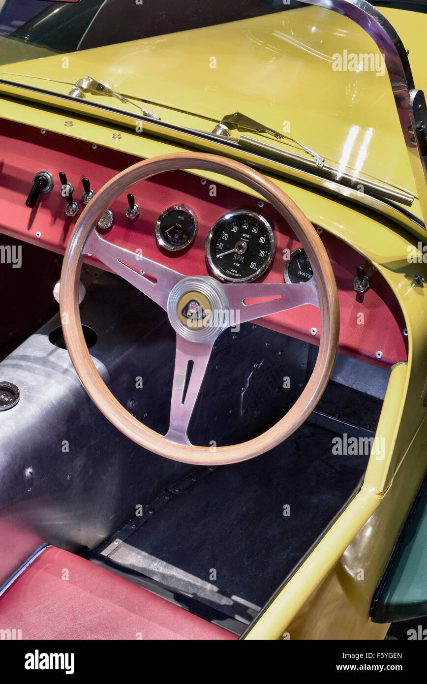 1961 Lotus Seven interior and dashboard Stock Photo - Alamy